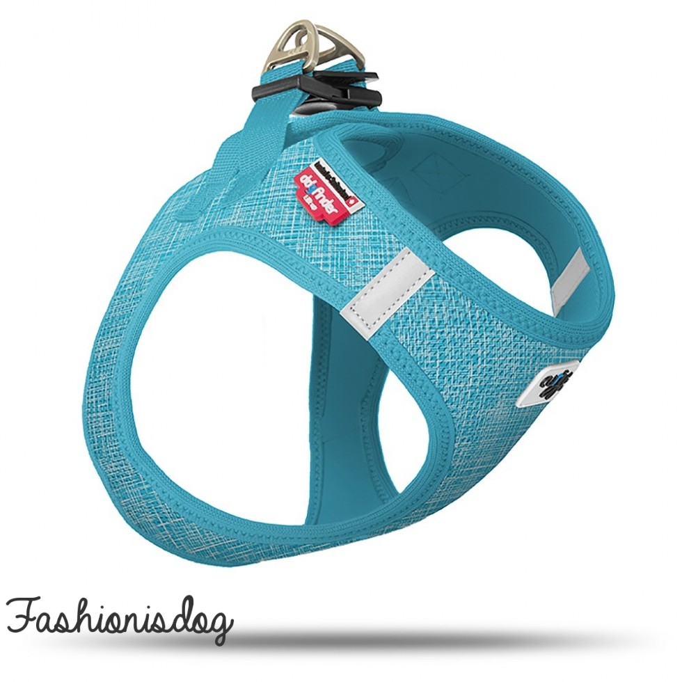 Harnais Curli Vest Air-Mesh Linen-Ocean pour chiens